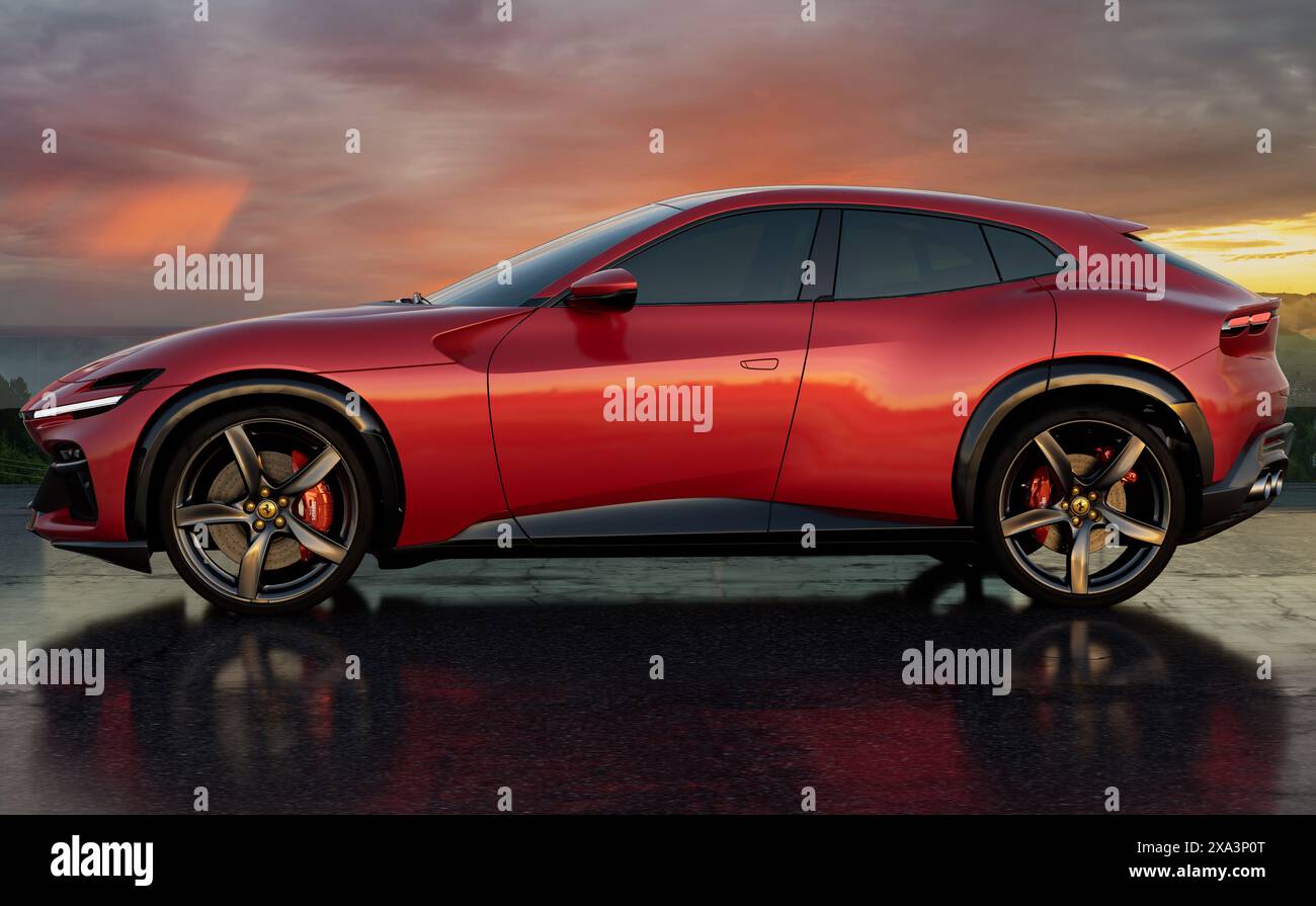Ferrari Purosangue :Ferrari's first ever SUV Stock Photo - Alamy