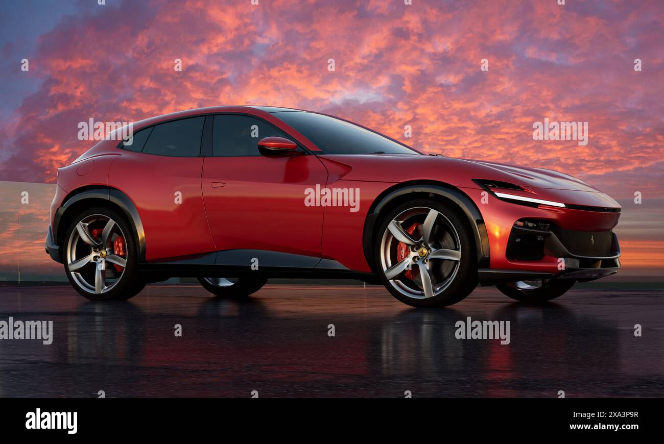 Ferrari Purosangue :Ferrari's first ever SUV Stock Photo - Alamy