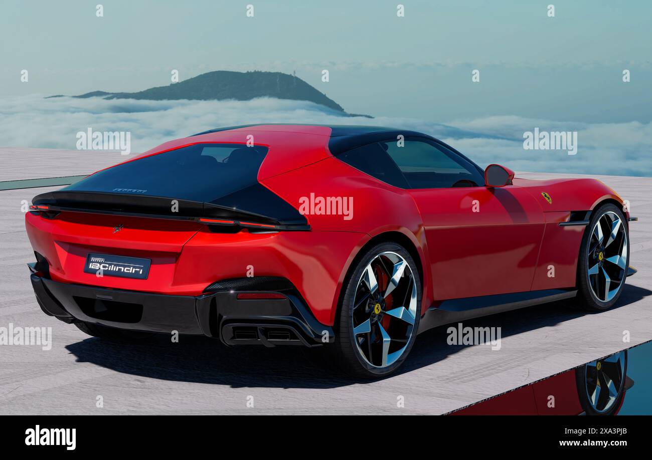 Ferrari 12 cilindri hi-res stock photography and images - Alamy