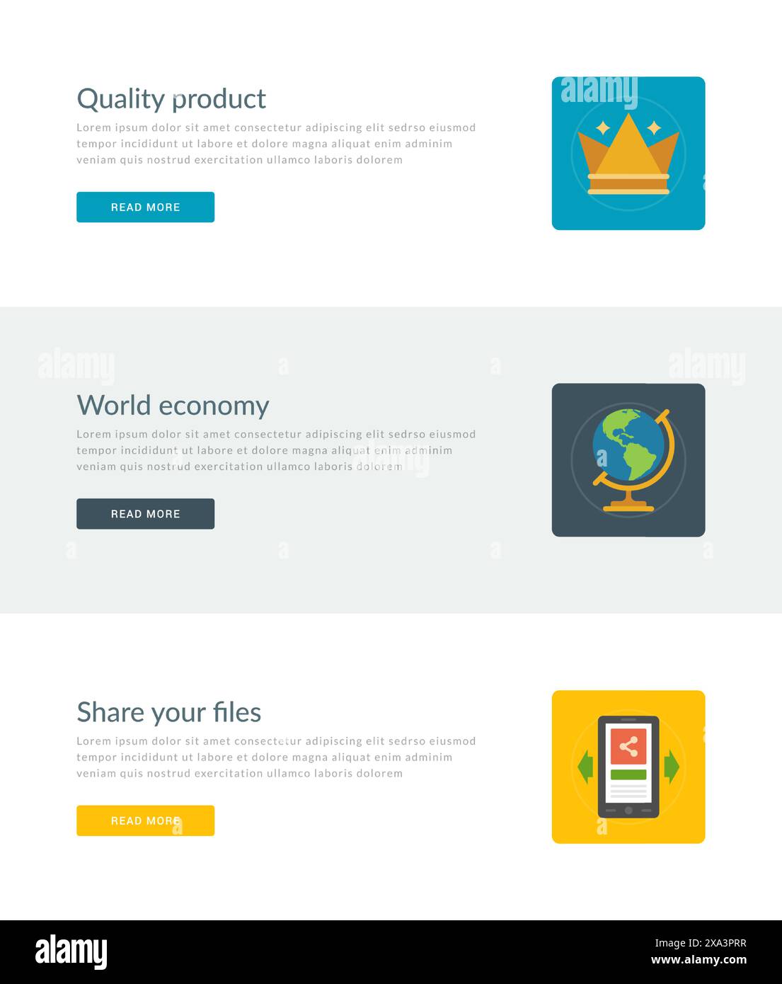 Website Headers or Promotion Banners Templates and Flat Icons Design ...