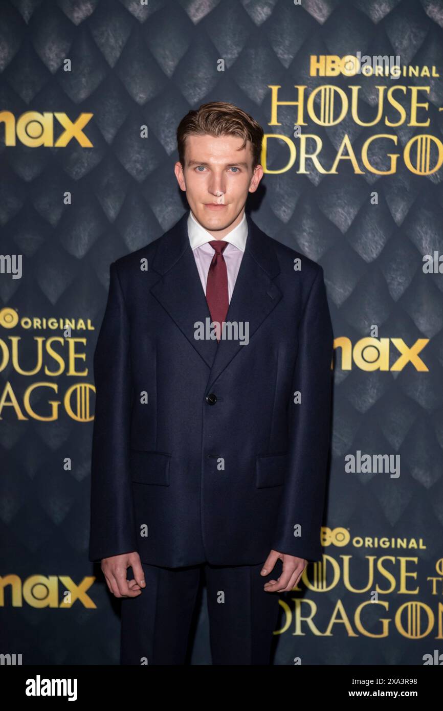 New York, United States. 03rd June, 2024. Ewan Mitchell attends HBO's ...