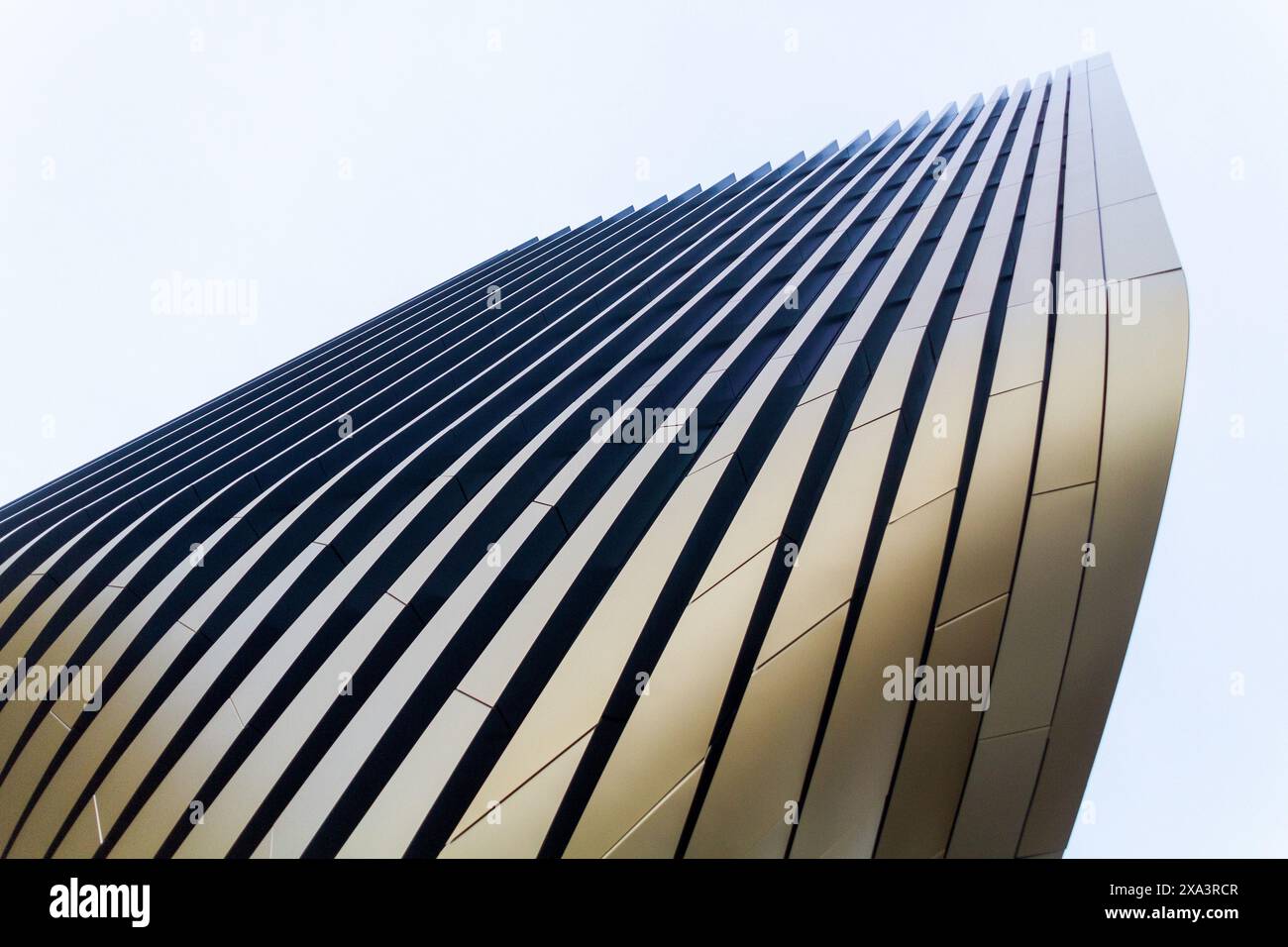 Detail of Masarycka building by architect Zaha Hadid in Prague, Czech ...