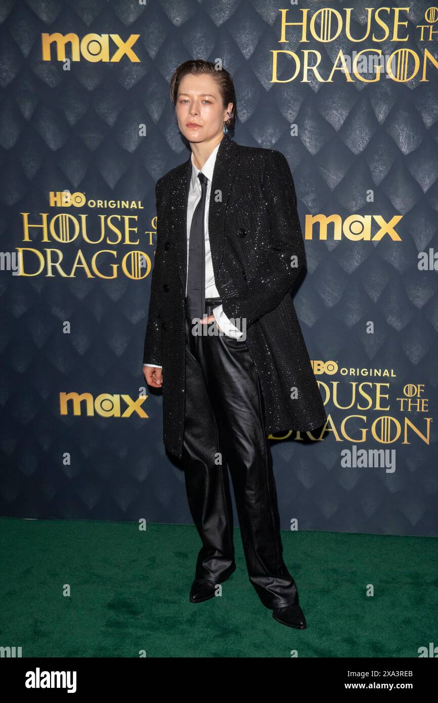 New York, United States. 03rd June, 2024. Emma D'Arcy attends HBO's ...
