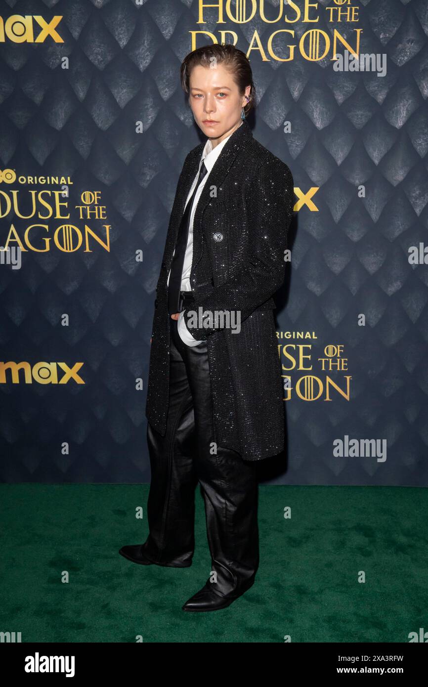 New York, United States. 03rd June, 2024. Emma D'Arcy attends HBO's ...