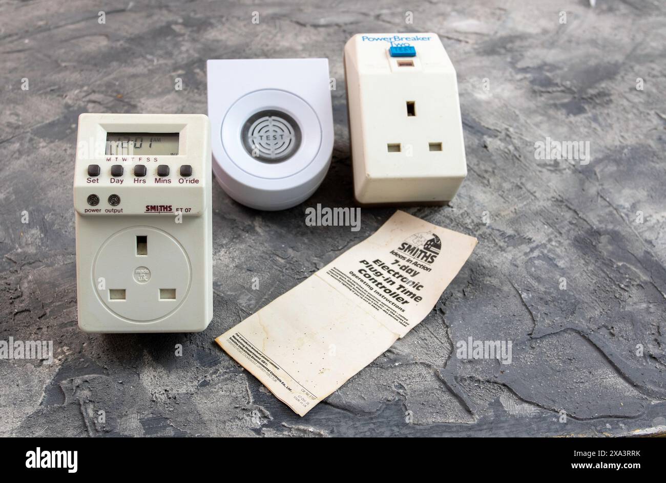 Useful British mains electricity device a seven day timer, a Power ...