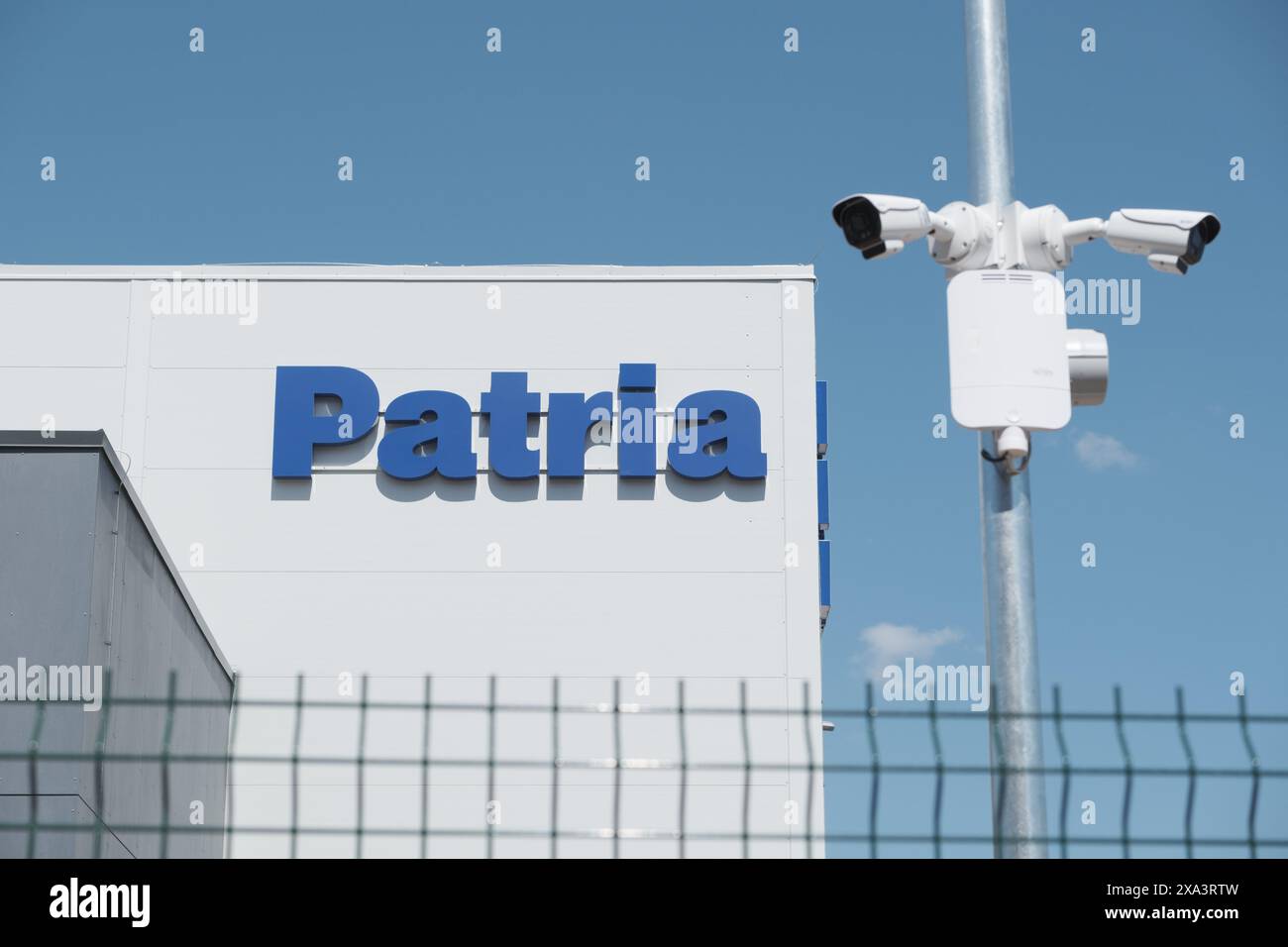 MAY 24, 2024, VALMIERA, LATVIA - Defence Partnership Latvia building is ...