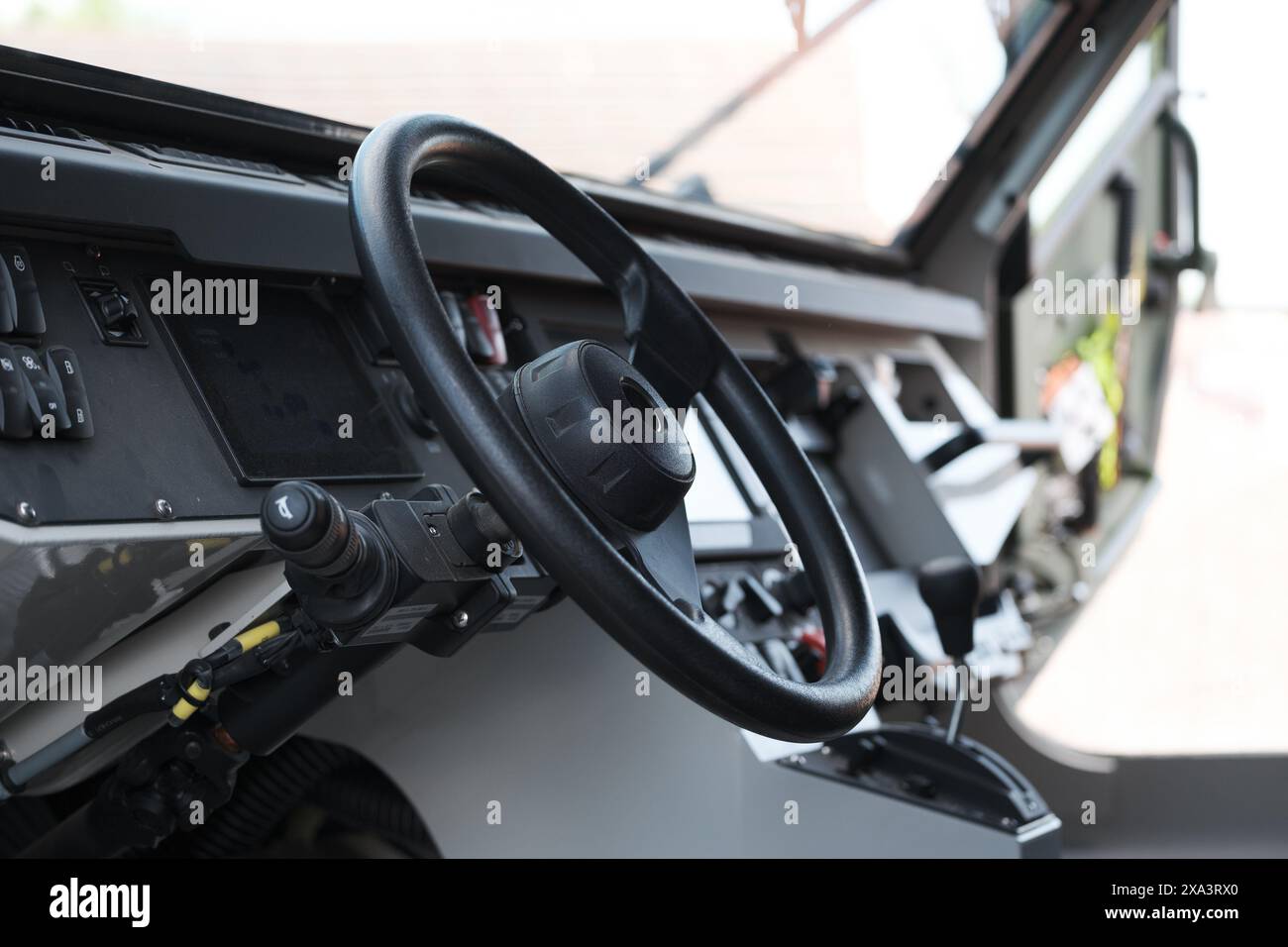 MAY 24, 2024, VALMIERA, LATVIA - Partially assembled Patria AMV ...