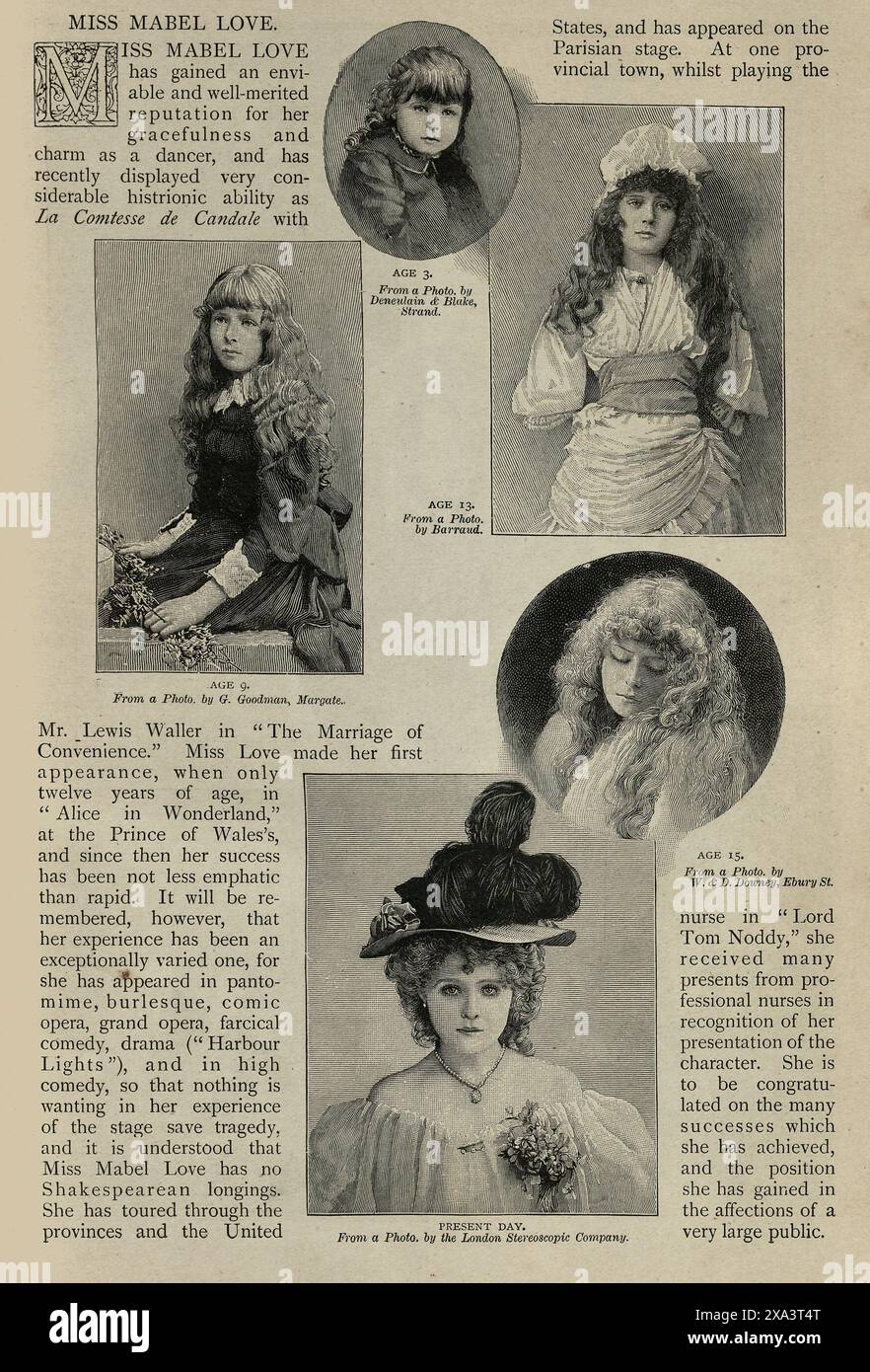 Portraits of Mabel Love, was a British dancer and stage actress. She ...