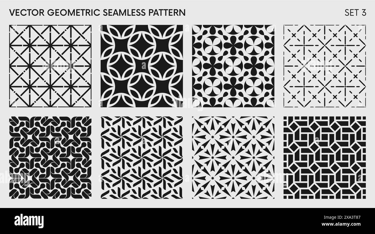 Seamless vector elegant abstract geometric pattern for various design ...