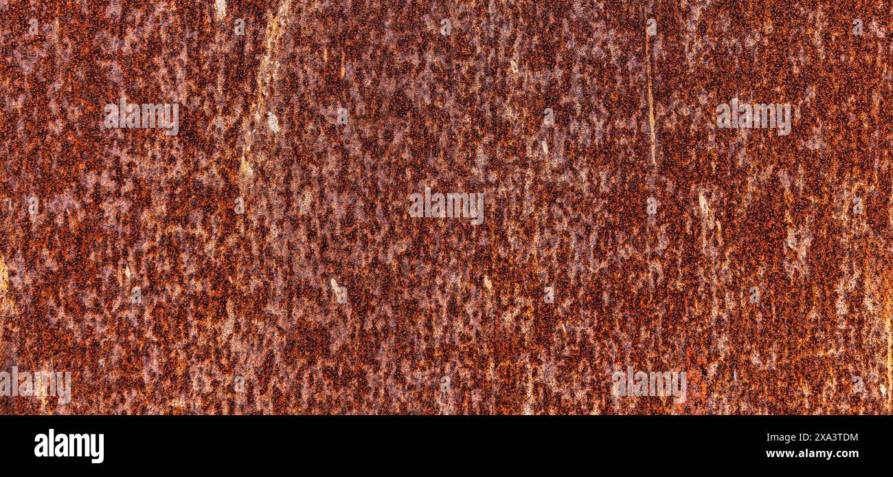 Rusty metal background image - dark pitted metal plate Stock Photo - Alamy