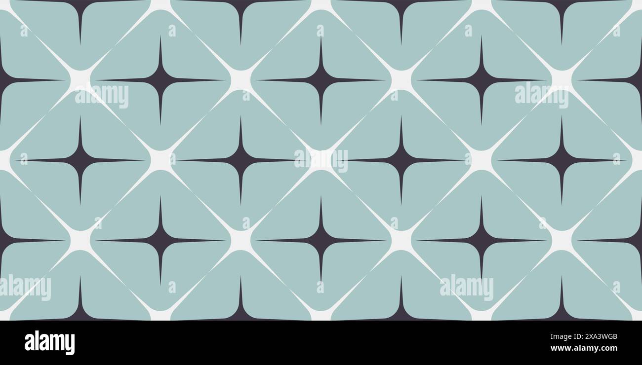 Abstract Geometric Seamless Pattern Vector Elegant Color Rhythmic Repeating Texture With