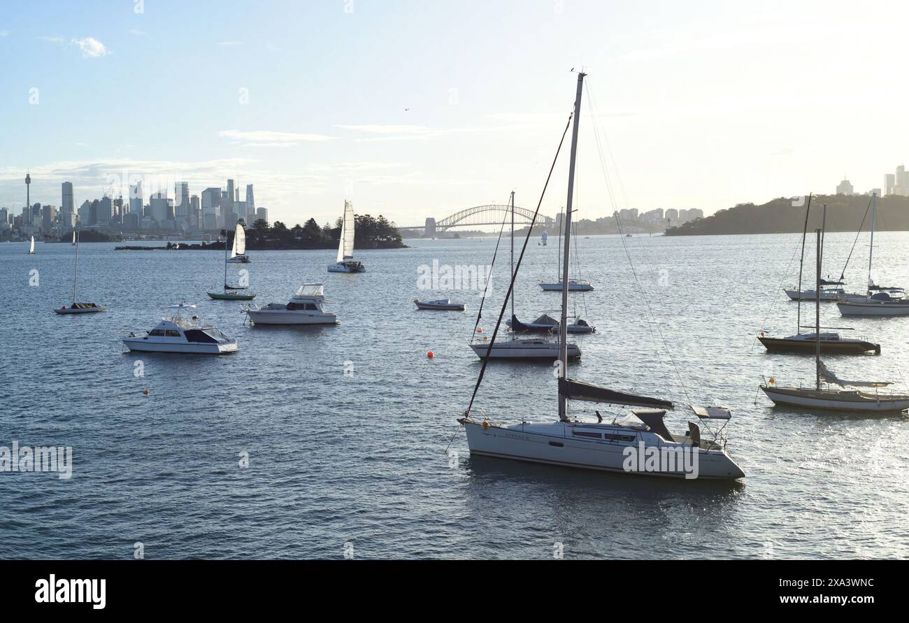 Boats on the water from the Hermitage Foreshore Track in Vaucluse to ...