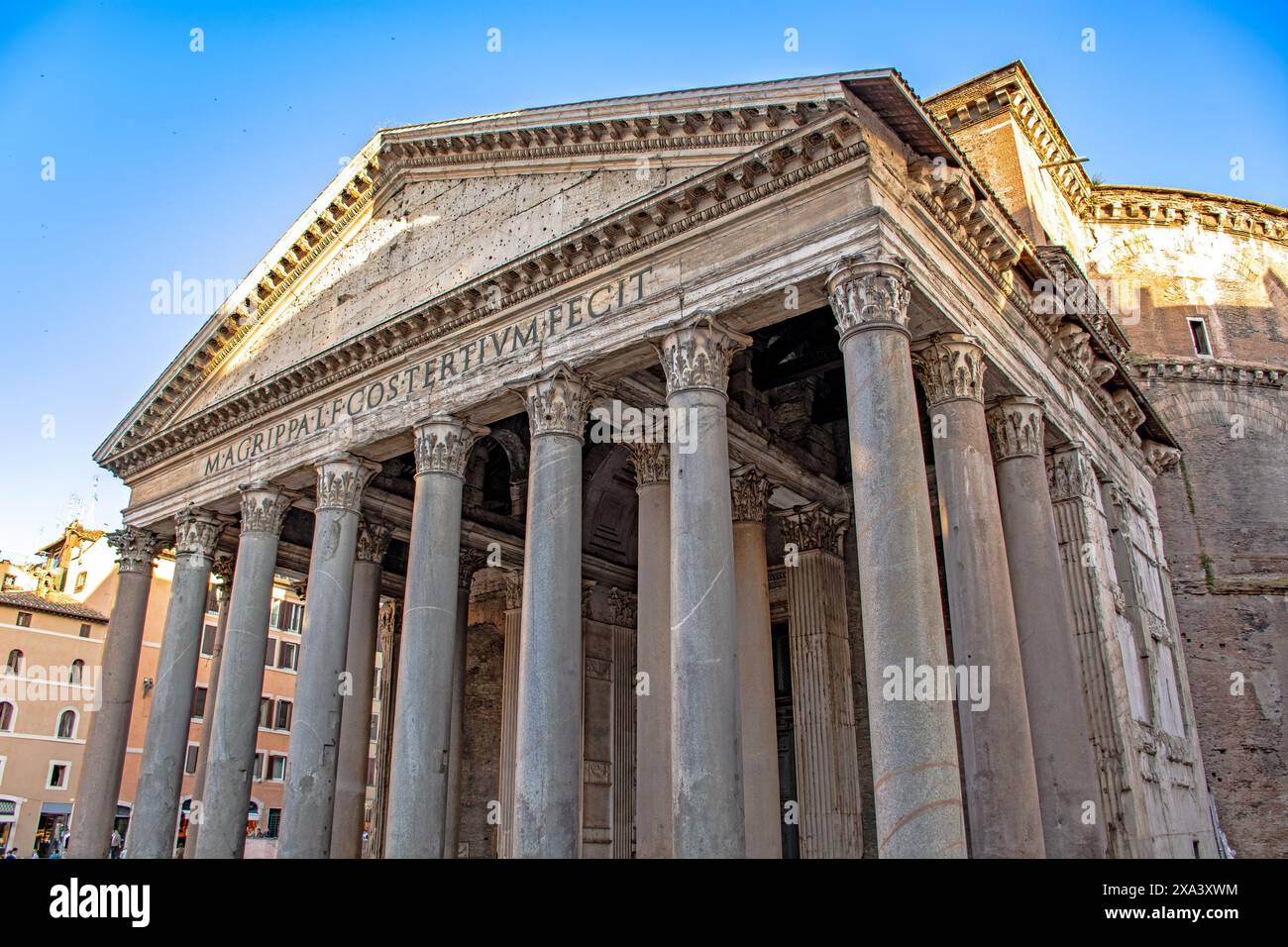 Pantheon, Rome, former roman temple and actual catholic church, in ...