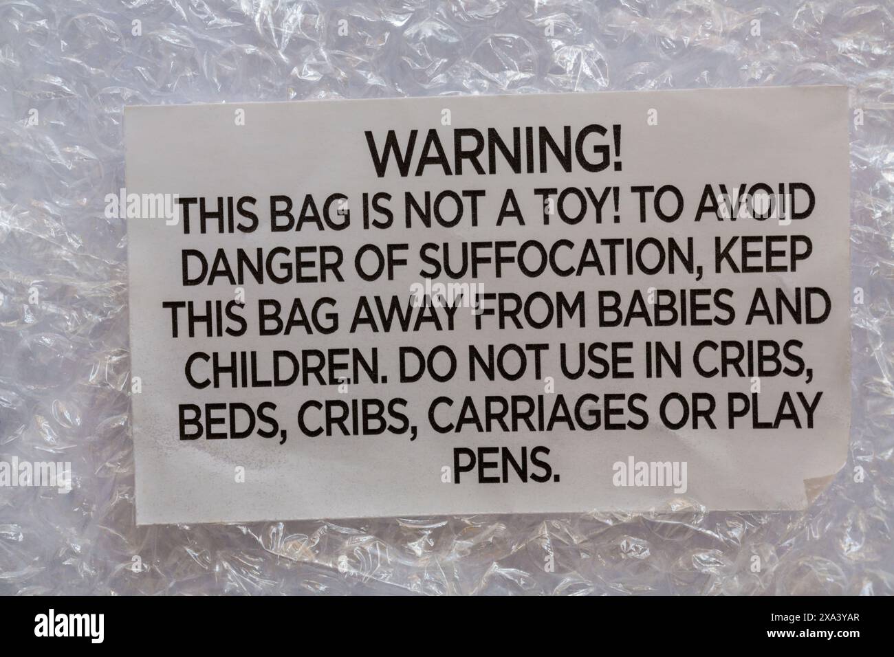 Do not use in cribs beds carriages and play pens hi-res stock ...
