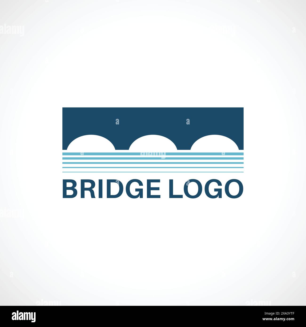 creative abstract bridge logo design template Stock Vector Image & Art ...