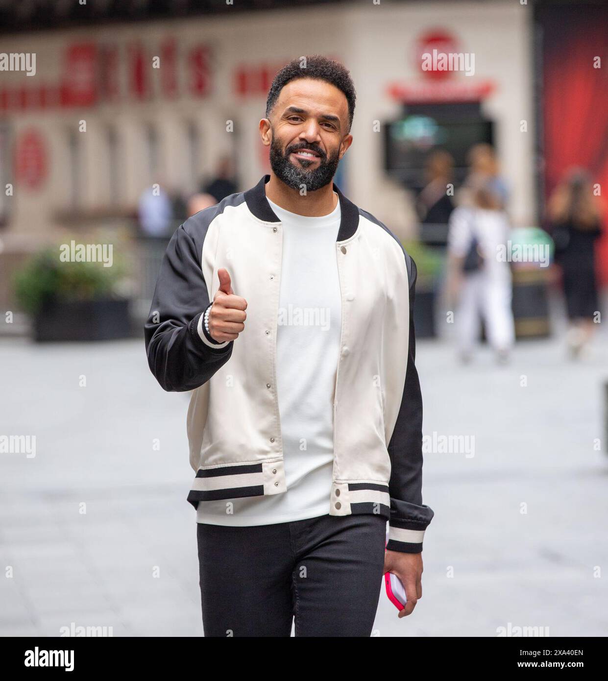 London, uk, 4th June 2024 Craig David seen Arriving at Global Radio ...