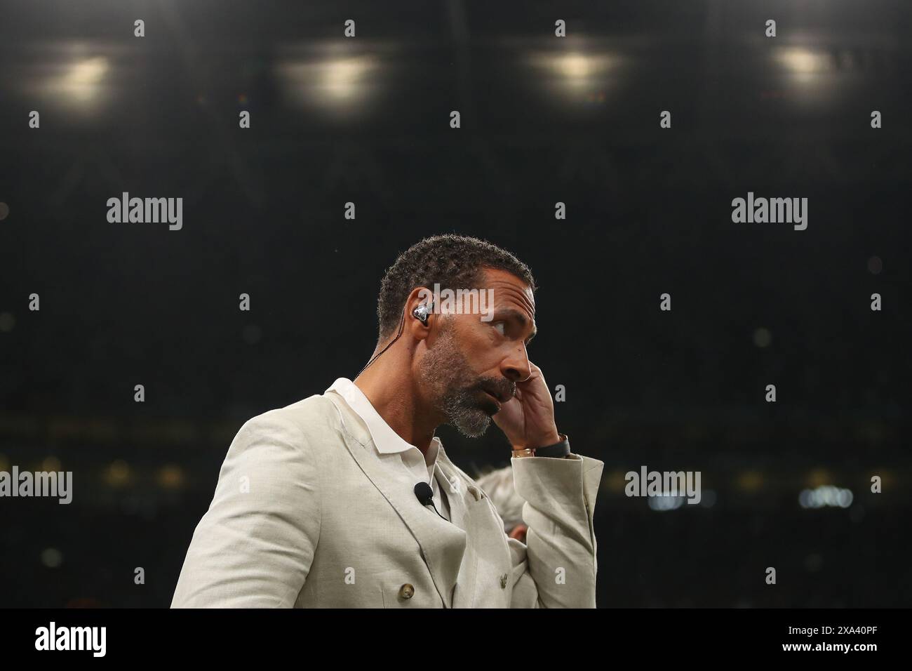 Rio Ferdinand - Borussia Dortmund v Real Madrid, UEFA Champions League ...