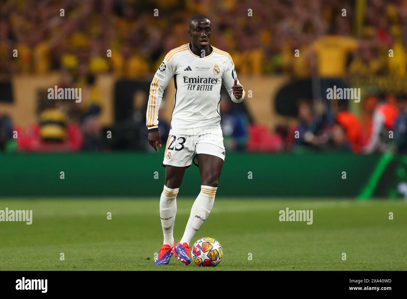 Ferland Mendy of Real Madrid - Borussia Dortmund v Real Madrid, UEFA ...
