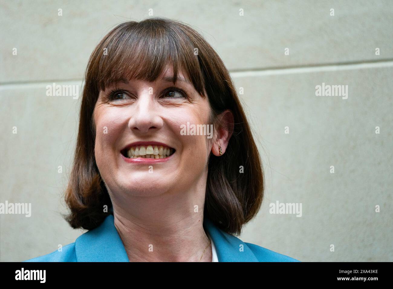 Edinburgh, Scotland, UK. 4th June 2024. Shadow Chancellor Rachel Reeves ...