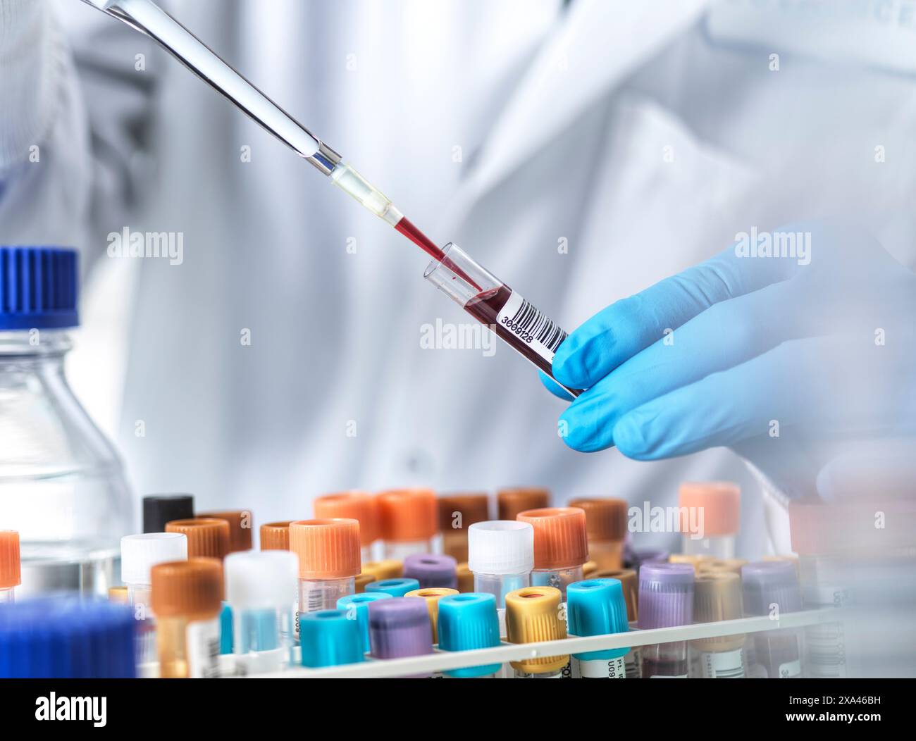 Sample lab hi-res stock photography and images - Alamy