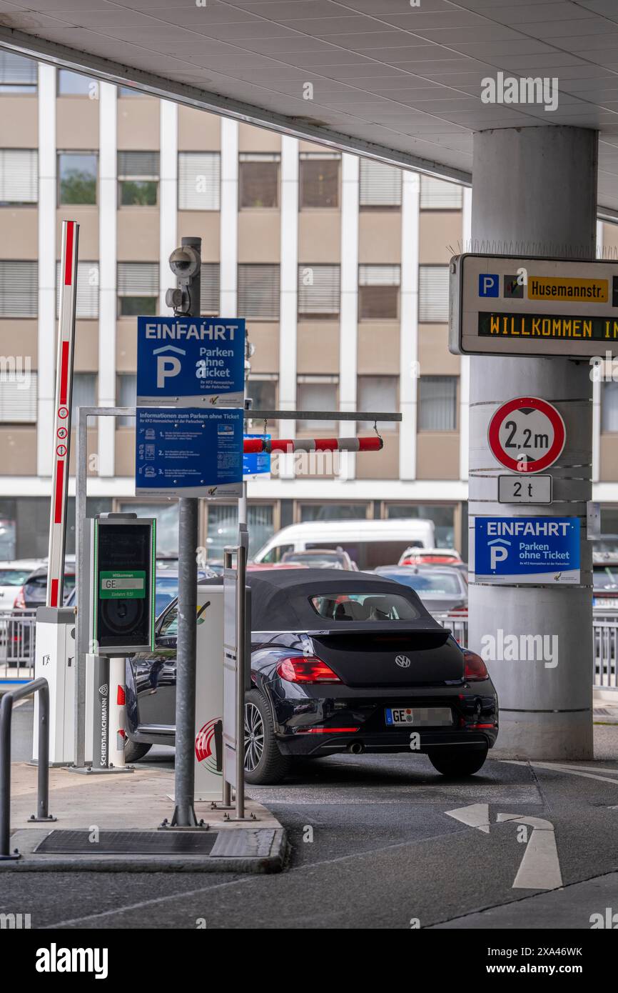 Parking Husemannstraße in Gelsenkirchen, chargeable, license plate ...