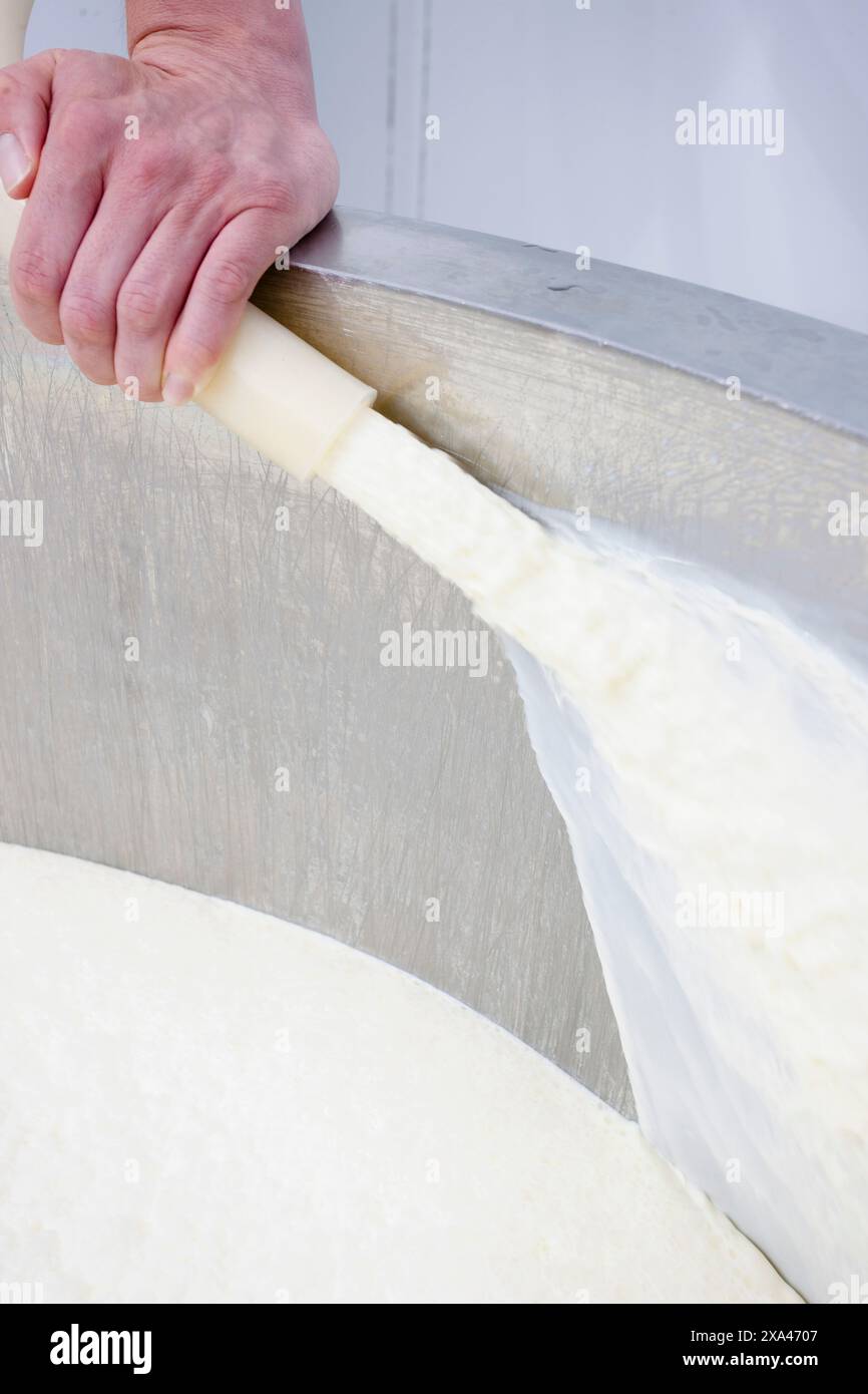 Mixing milk factory hi-res stock photography and images - Alamy