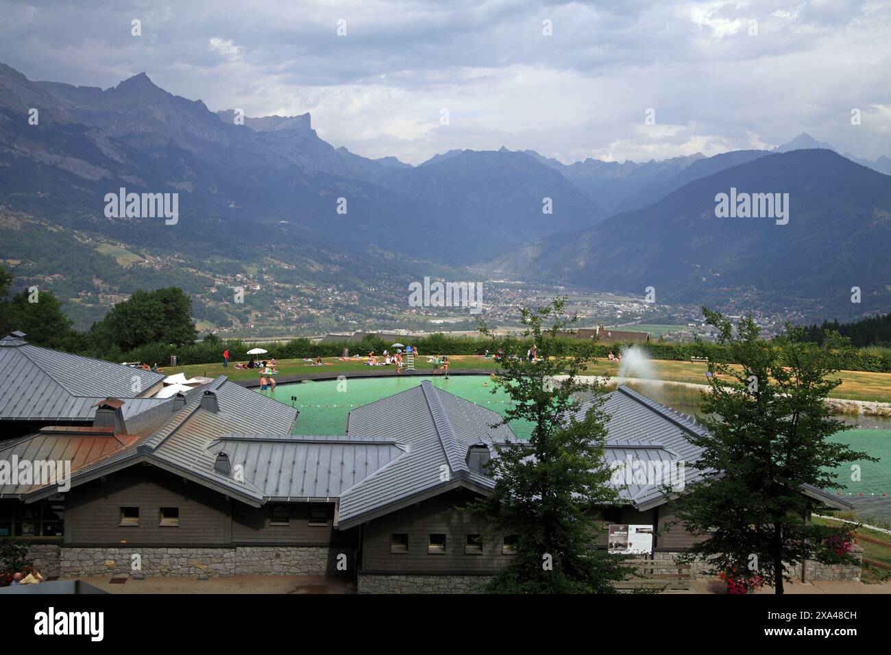 “Biotope” outdoor swimming pool, first public ecological swimming pool ...