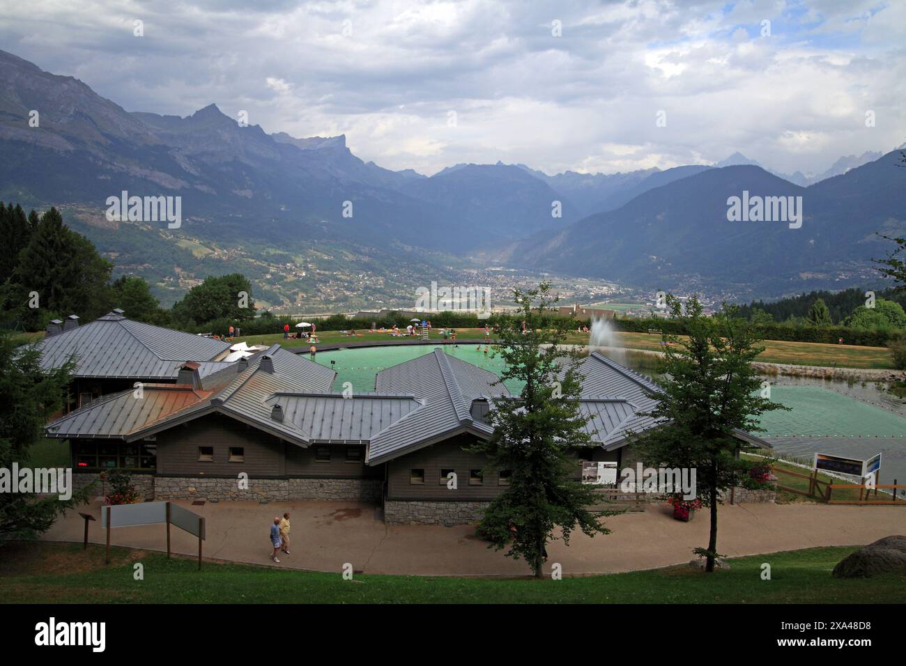 “Biotope” outdoor swimming pool, first public ecological swimming pool ...