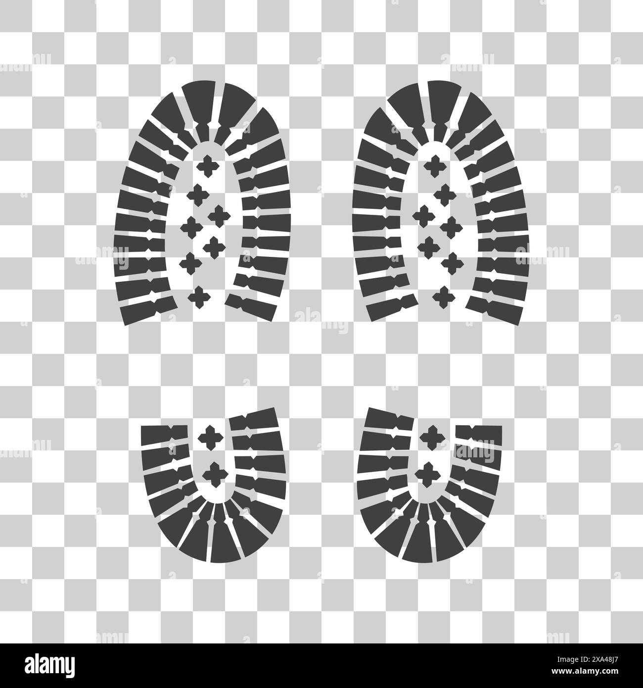 human footprint icon on white background Stock Vector Image & Art - Alamy