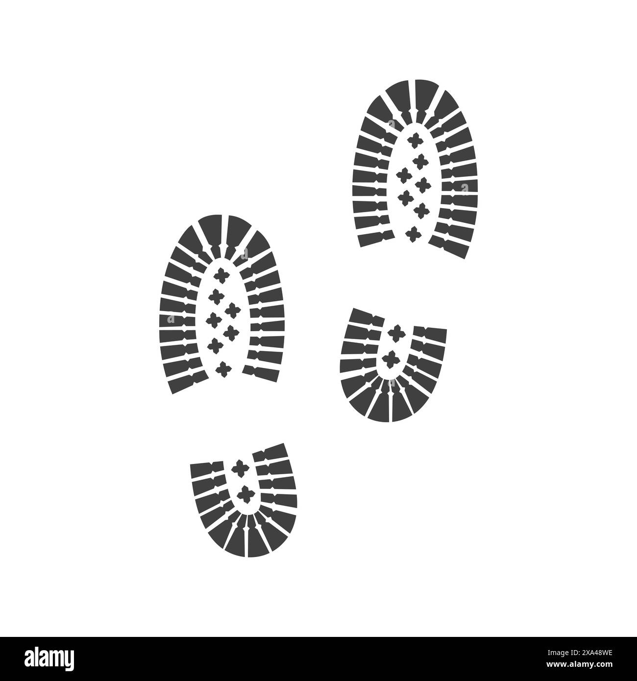 human footprint icon on white background Stock Vector Image & Art - Alamy