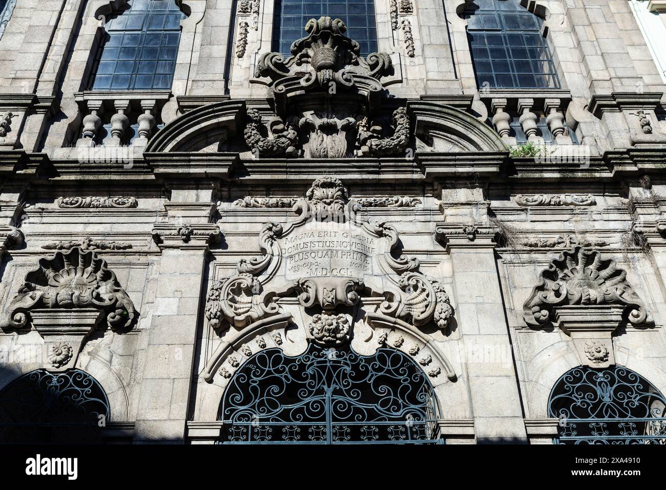 Facade of the Misericordia Church, Baroque and Mannerism style, in ...