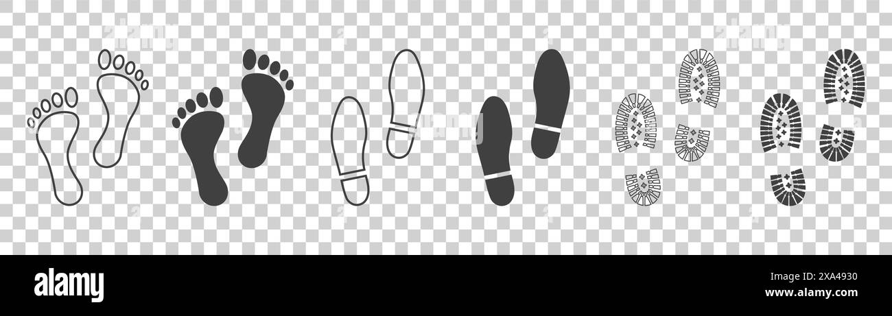 human footprint icon on white background Stock Vector Image & Art - Alamy