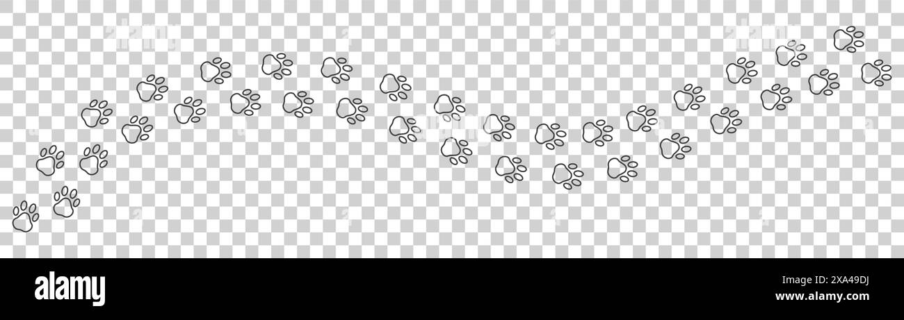 dog footprints icon on white background Stock Vector Image & Art - Alamy