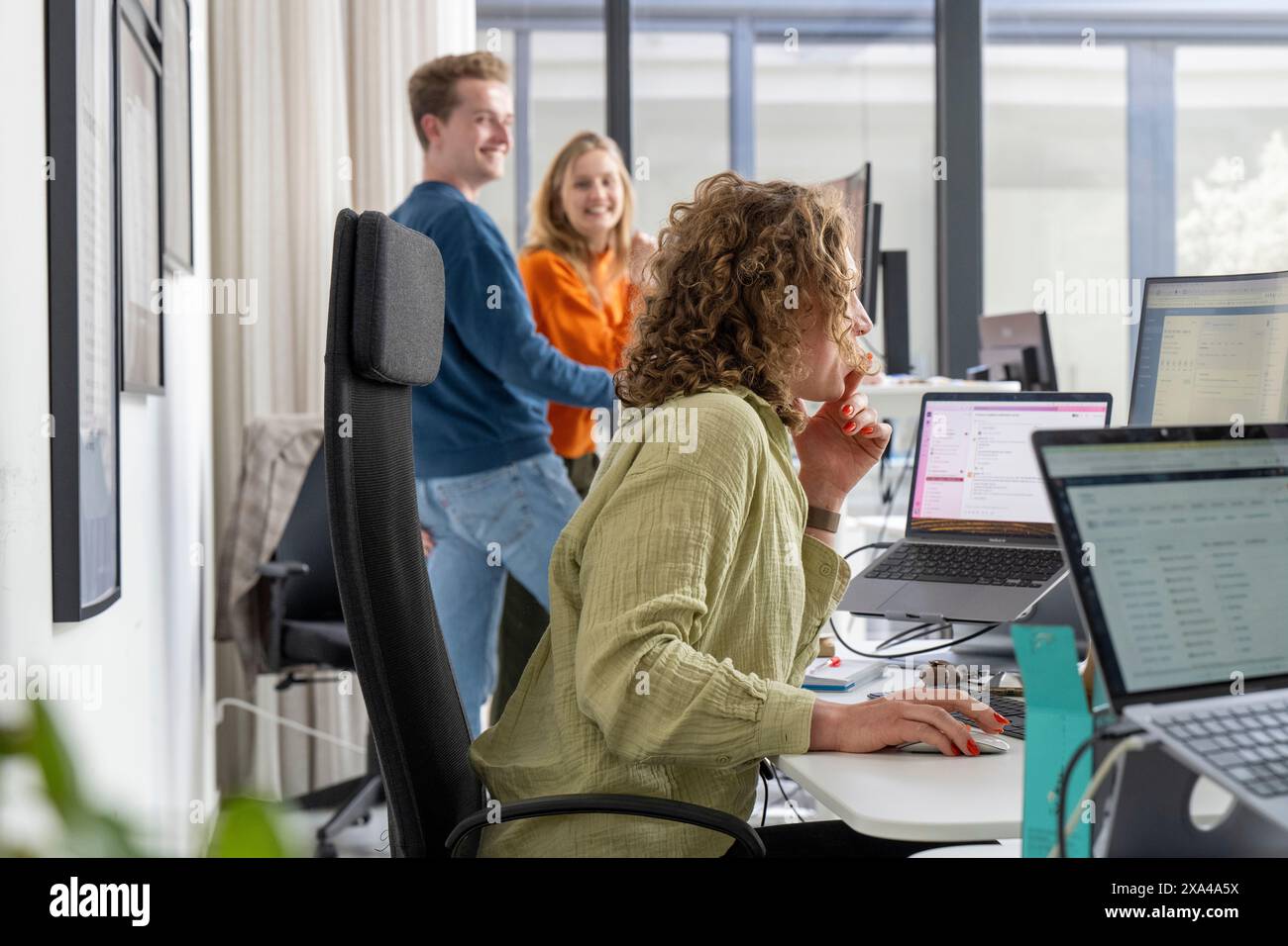 Third person casually observing background hi-res stock photography and ...