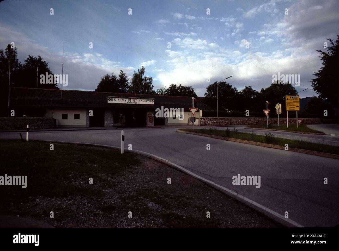 Bad Toelz, Germany. 6/1990. Flint Kaserne. The SS-Junkerschule Bad Tölz ...