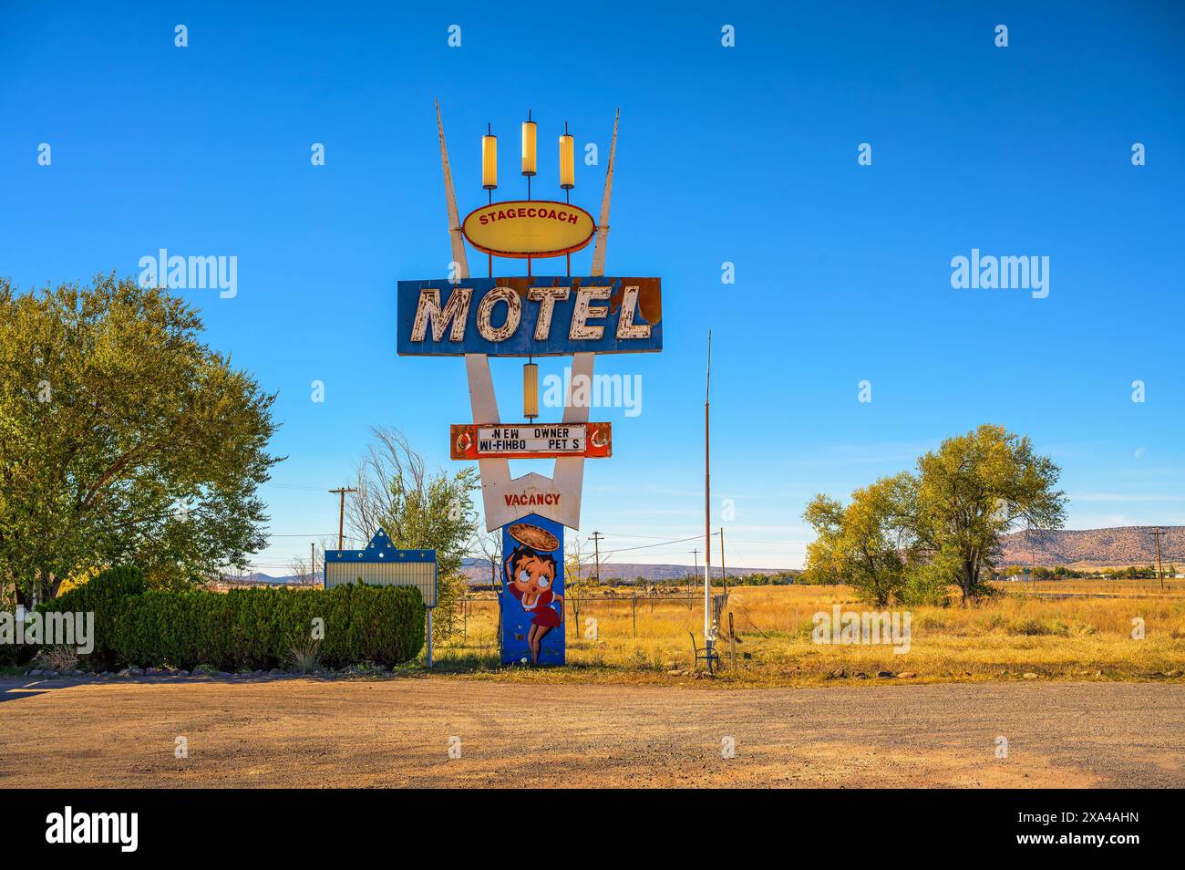 The Stagecoach 66 Motel located on historic Route 66 in Seligman ...