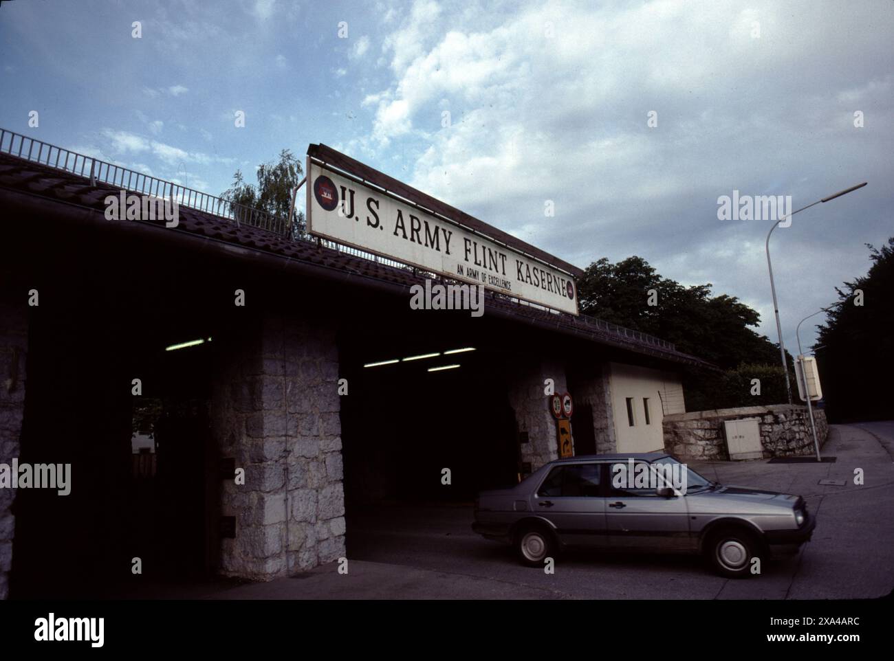 Bad Toelz, Germany. 6/1990. Flint Kaserne. The SS-Junkerschule Bad Tölz ...