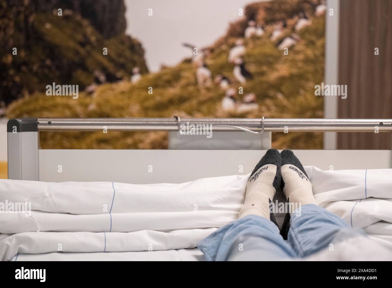 Feet propped hi-res stock photography and images - Alamy