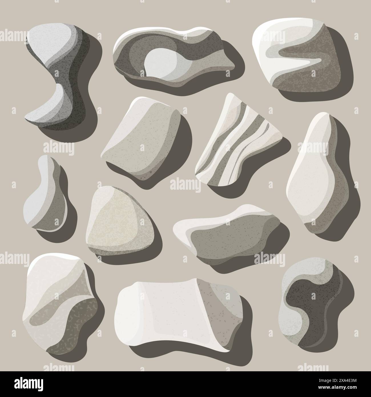 Random stones Stock Vector Images - Alamy