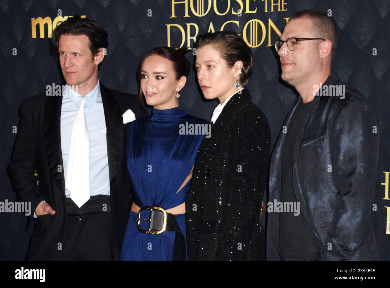 New York, NY, USA. 3rd June, 2024. Matt Smith, Olivia Cooke, Emma D'Arcy and Mark James at HBOÕs ...