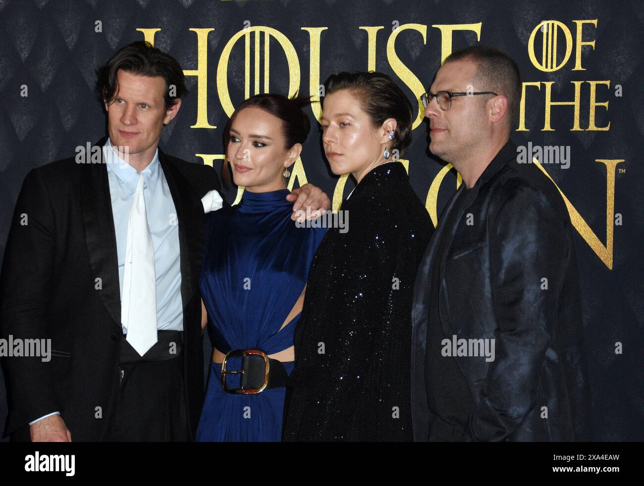 New York, NY, USA. 3rd June, 2024. Matt Smith, Olivia Cooke, Emma D'Arcy and Mark James at HBOÕs ...