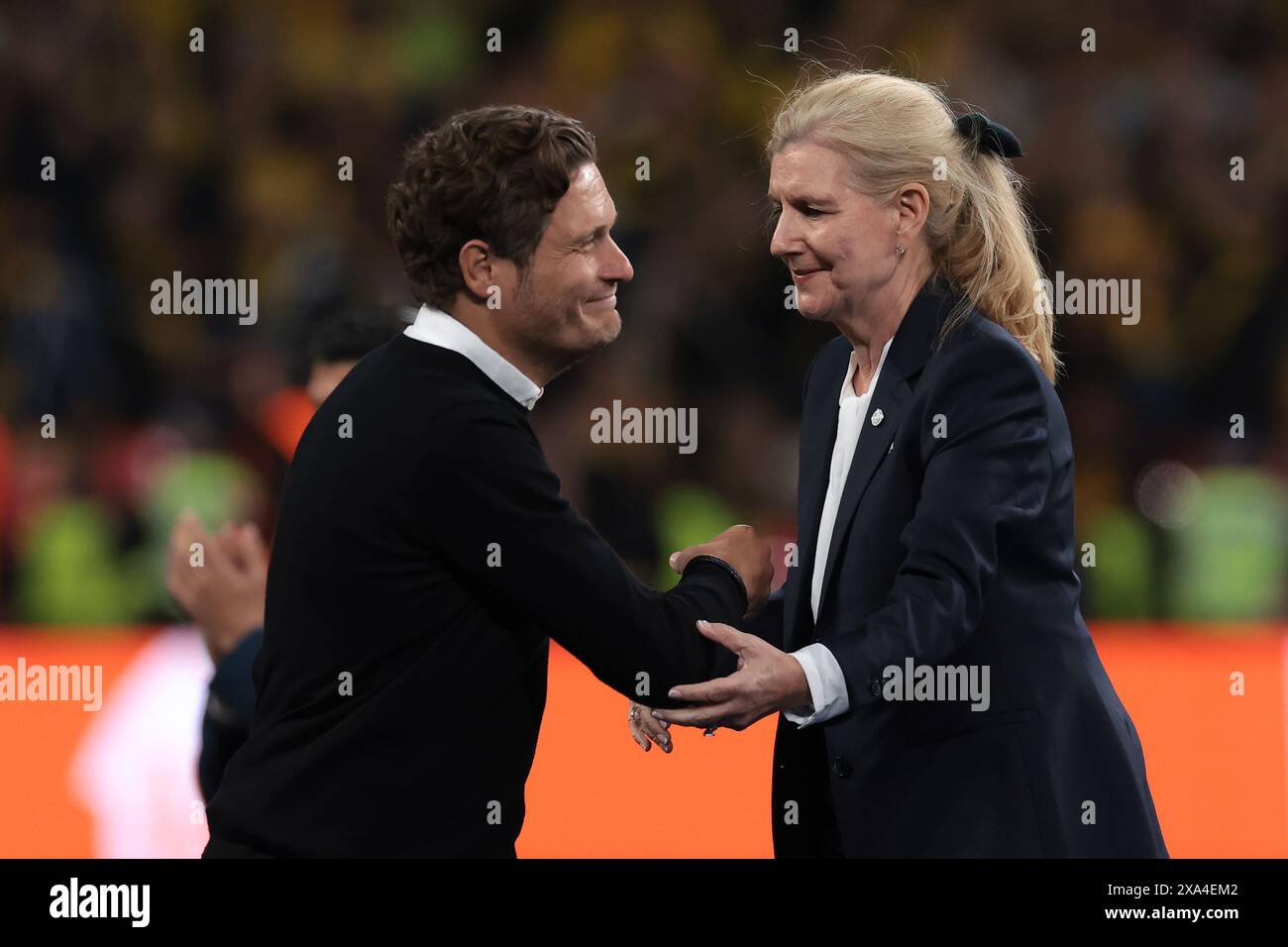 London, UK. 1st June, 2024. Edin Terzic Head coach of Borussia Dortmund ...