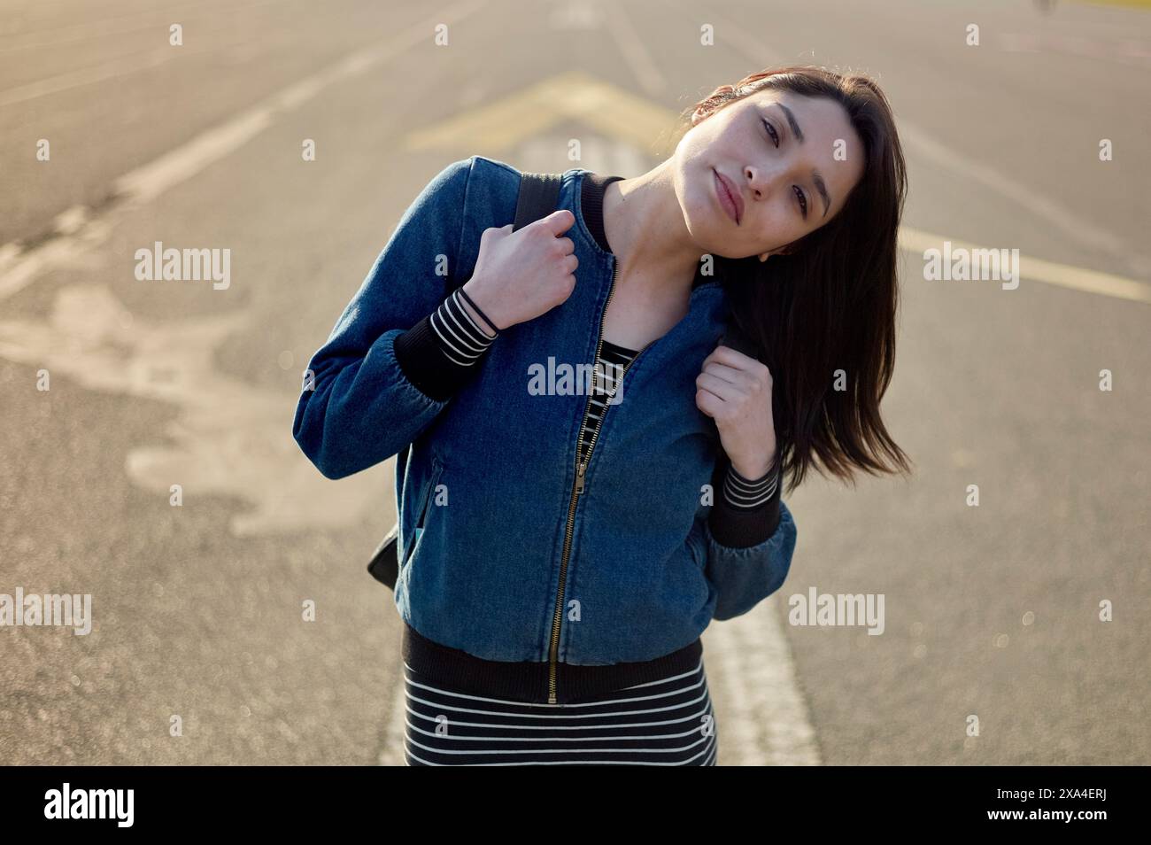 Wind in skirt hi-res stock photography and images - Alamy