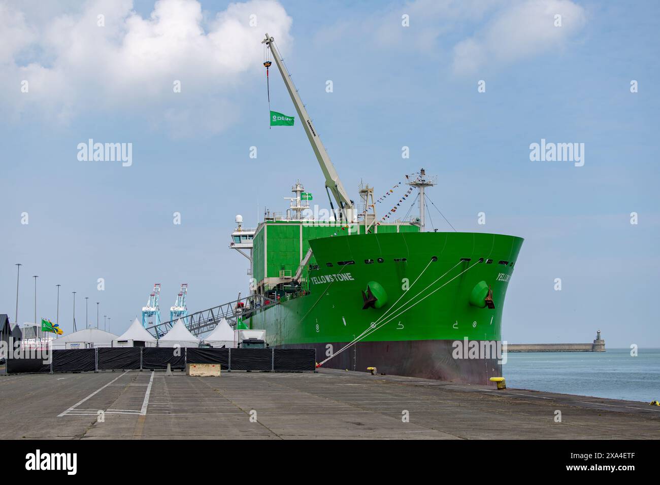 Zeebrugge, Belgium. 04th June, 2024. this picture shows the ...