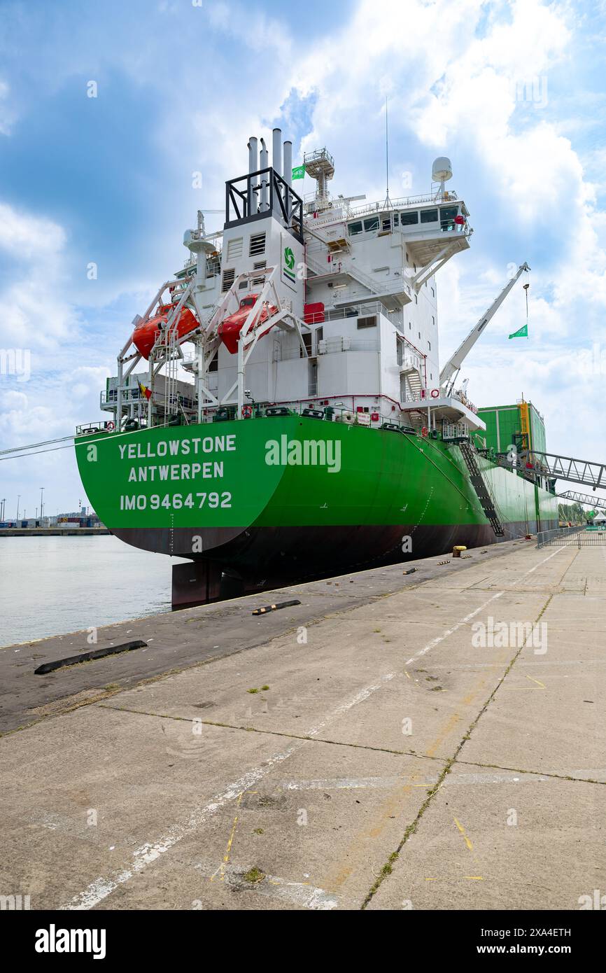 this picture shows the presentation of the 'Yellowstone' fallpipe rock ...