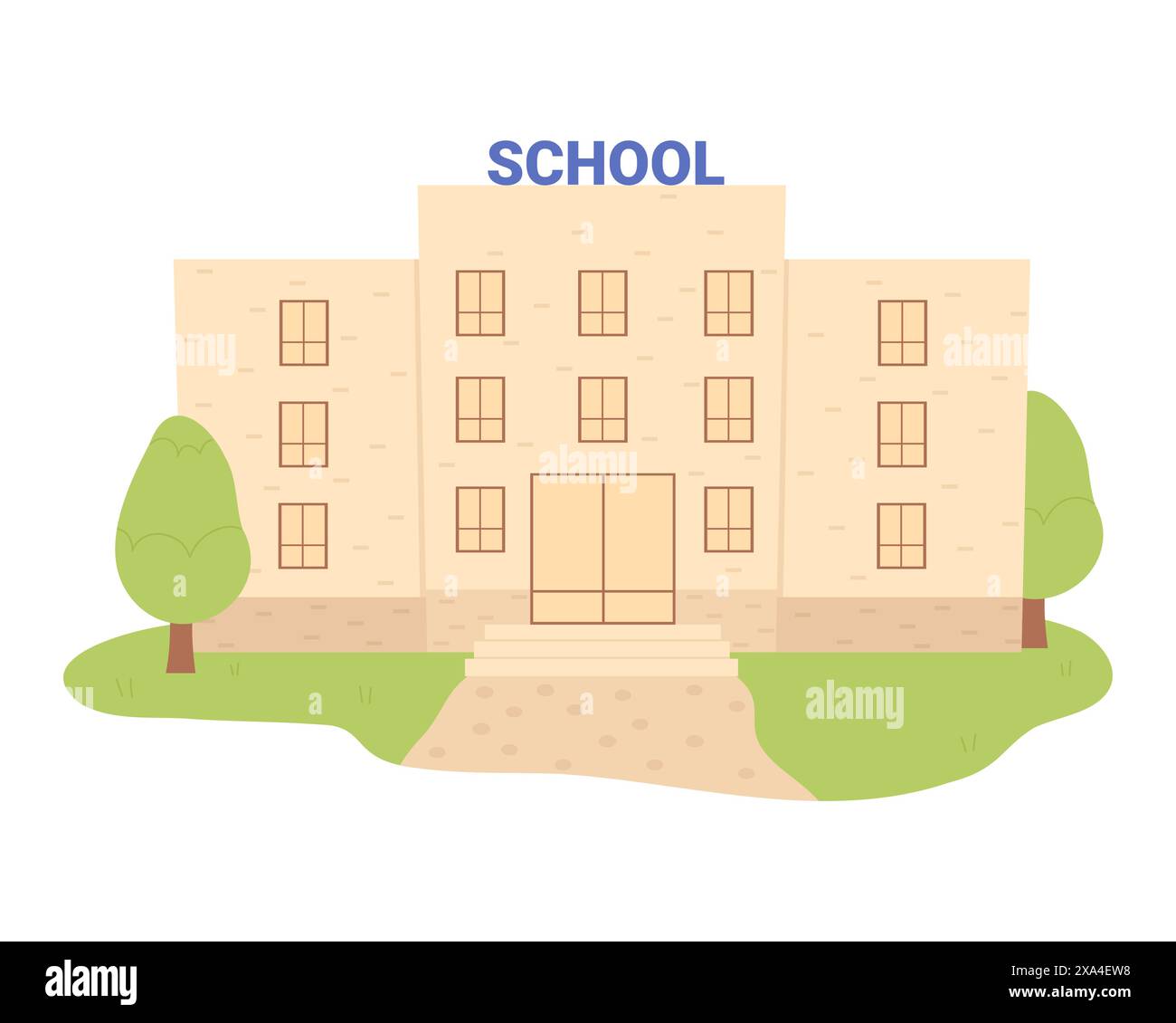 Cartoon windows door hi-res stock photography and images - Alamy