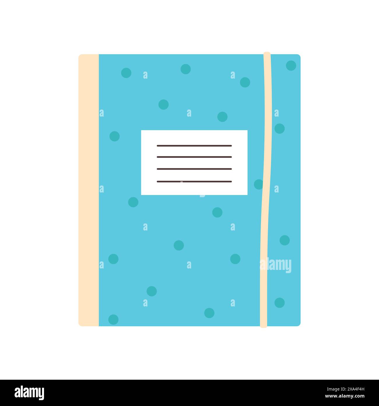 Notebook with blue paper cover, diary for notes, workbook for lesson at ...