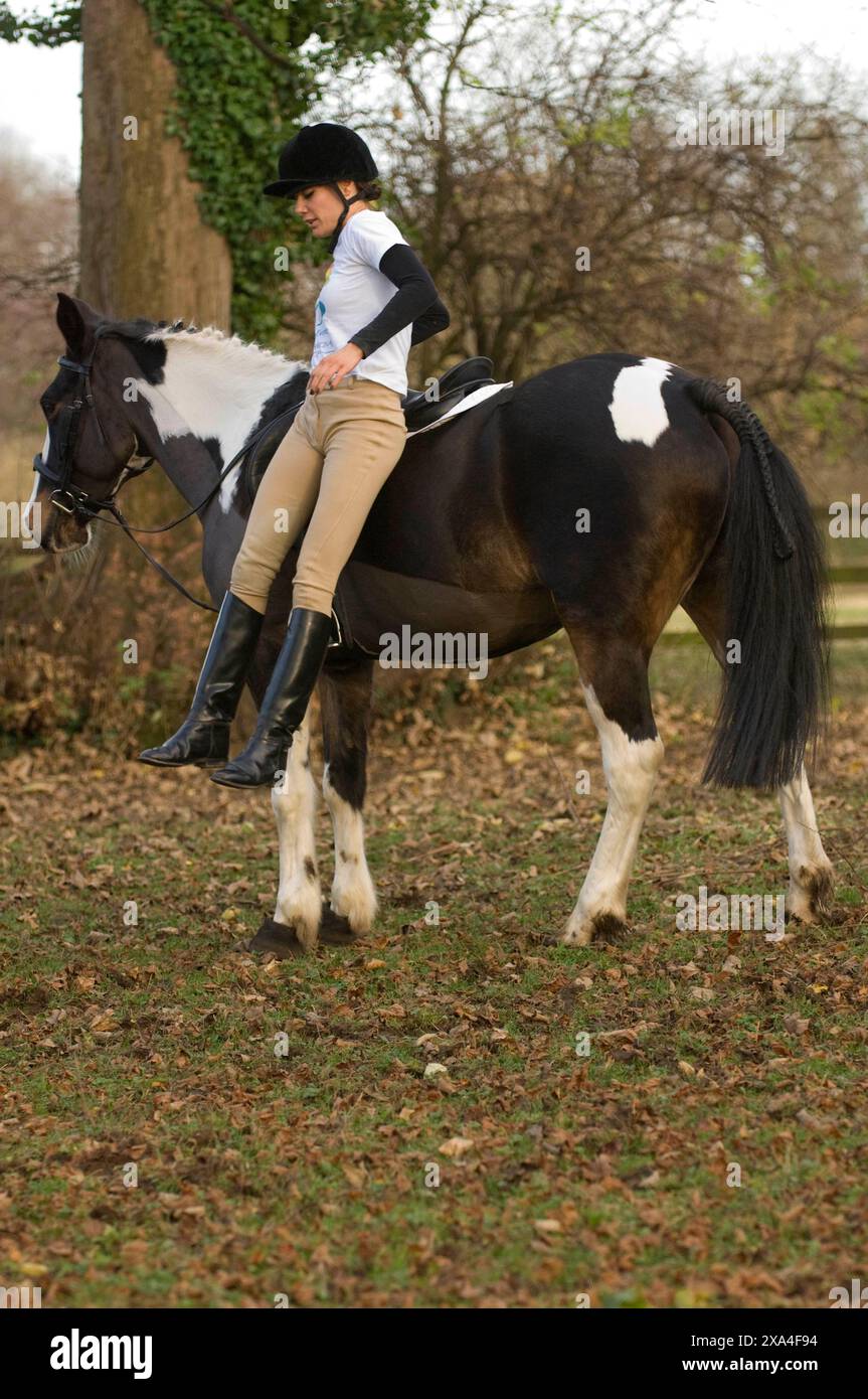 Tara Palmer-Tomkinson in training today on her horse Barney at Cardiff ...