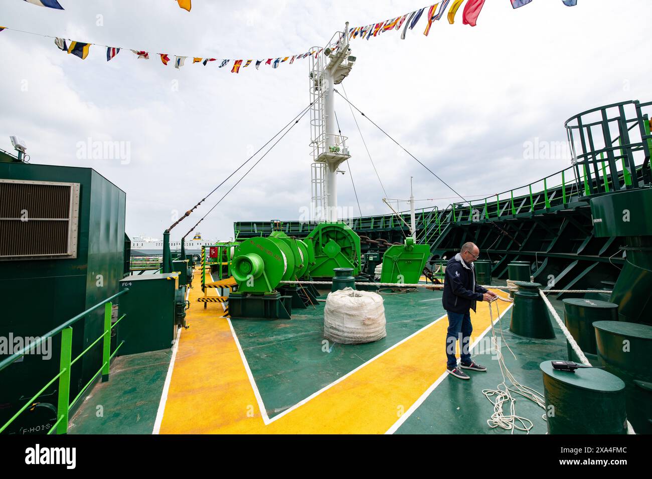Zeebrugge, Belgium. 04th June, 2024. this picture shows the ...
