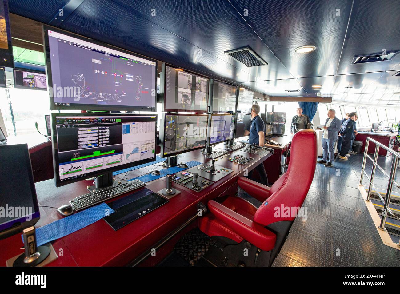 this picture shows the presentation of the 'Yellowstone' fallpipe rock ...